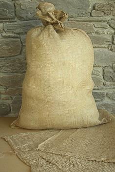 Jutesack 78 x 50 cm mittlere Jute-Qualität 230 g/m² | Jutesack 78 x 50
